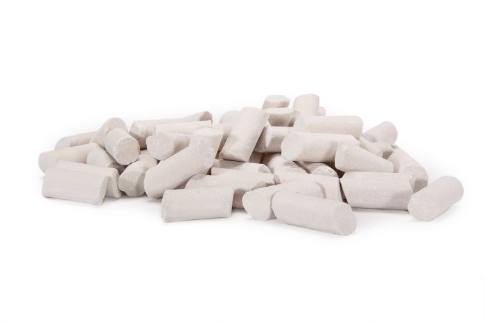 Raytech Ceramalite Tumbling Media 5/8" V-Cut Cylinders — The Gemstone Lab