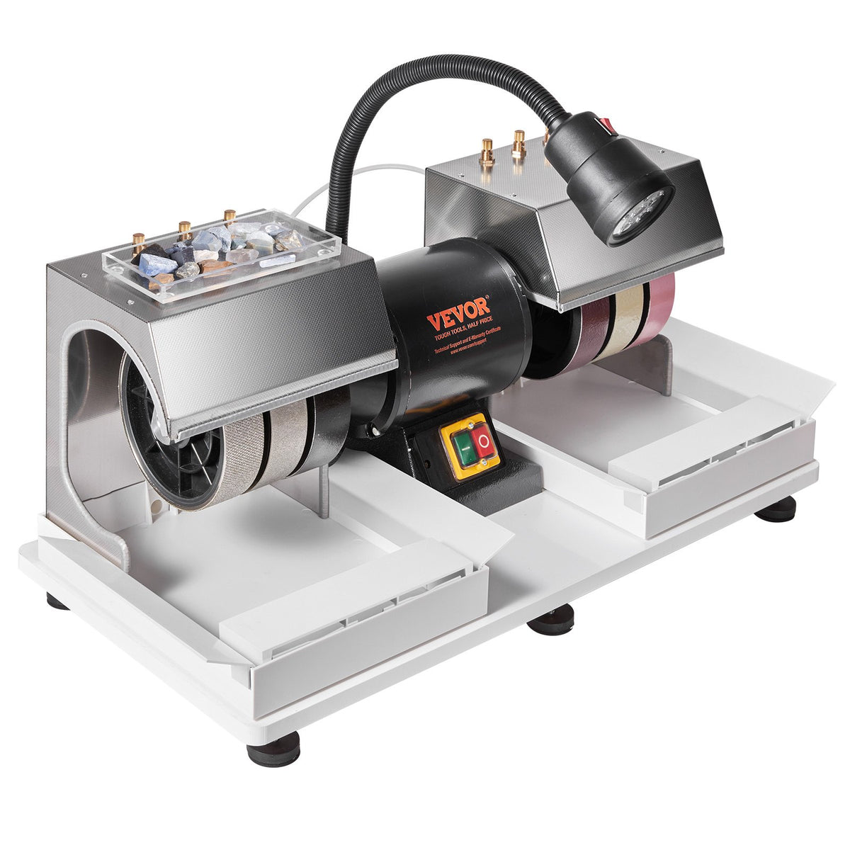 Vevor 6" Cabbing Machine for Rock Grinding & Polishing 6" — The ...